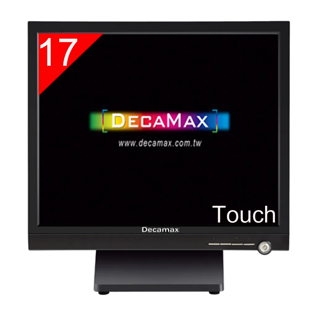 【DecaMax】YE1750TOUCH-R 17型 4:3 60Hz POS專業型觸控螢幕(電阻式/三年全機保固/POS底座)