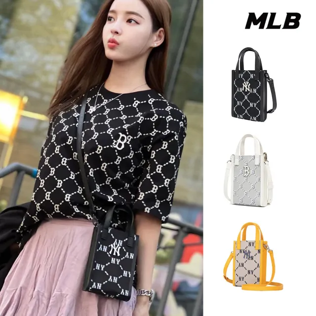 【MLB】零錢包 手機包 小包 MONOGRAM系列 洋基/紅襪隊(3ACRH012N_兩色任選) - momo購物網 - 好評推薦 -2024年1月