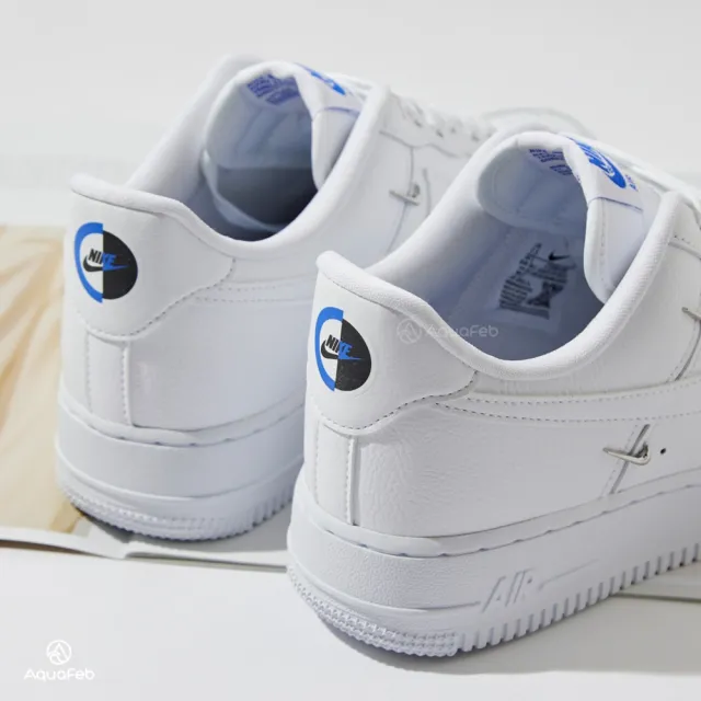 【NIKE 耐吉】Air Force 1 07 LX 女鞋 白色 AF1 四勾 銀色小勾 立體 運動 休閒鞋 CT1990-100 ...