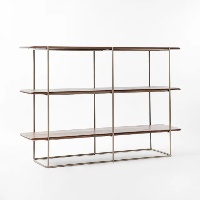 【HOLA】CORE ONE自然風胡桃實木三層層架140x37x93 - momo購物網 - 好評推薦 -2023年9月