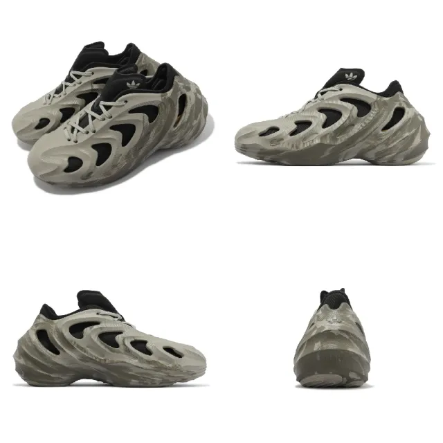 【adidas 愛迪達】休閒鞋 adiFOM Q 大理石紋 綠 黑 洞洞鞋 鏤空 可拆卸 三葉草 男鞋 愛迪達(GW2218) - momo ...