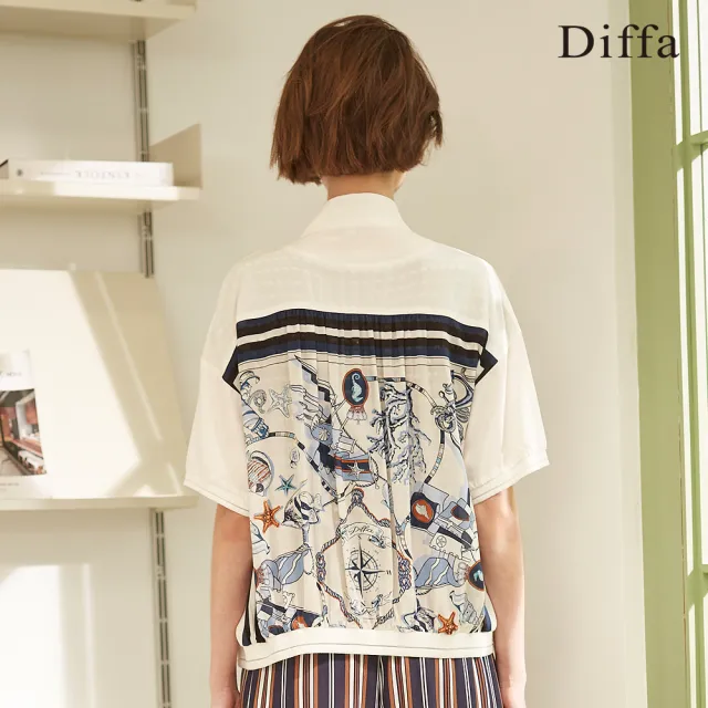 【Diffa】方巾花休閒外套-女 - momo購物網 - 好評推薦 -2023年9月