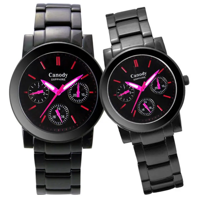 【Canody】甜蜜約定三眼日曆時尚對錶(GM2585-1E/GB2585-1E) - momo購物網 - 好評推薦 -2023年11月