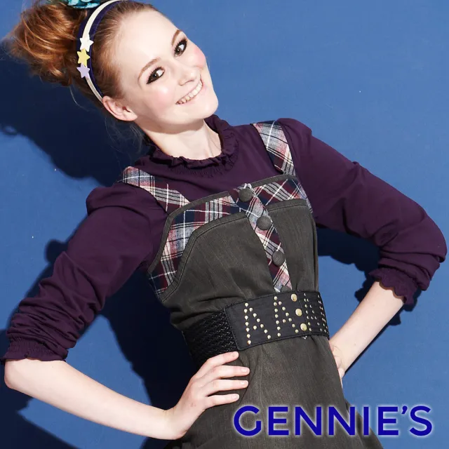 【Gennies 奇妮】舒適滾邊棉質上衣(黃/咖/藍/黑/芥末黃) - momo購物網 - 好評推薦 -2025年1月