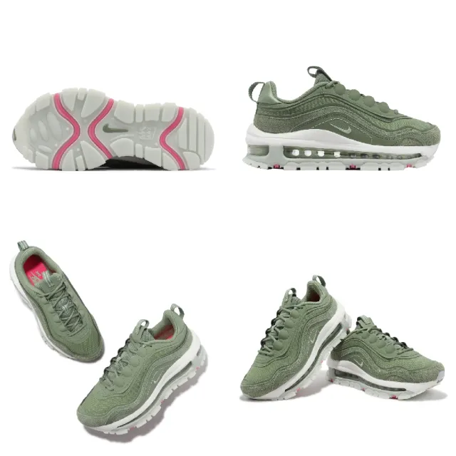 【NIKE 耐吉】休閒鞋 Wmns Air Max 97 Futura 女鞋 綠 白 氣墊 子彈 復古 運動鞋(FB4496-300 ...