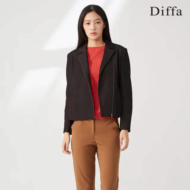 【Diffa】時尚美型拉鍊式外套-女 - momo購物網 - 好評推薦 -2023年11月