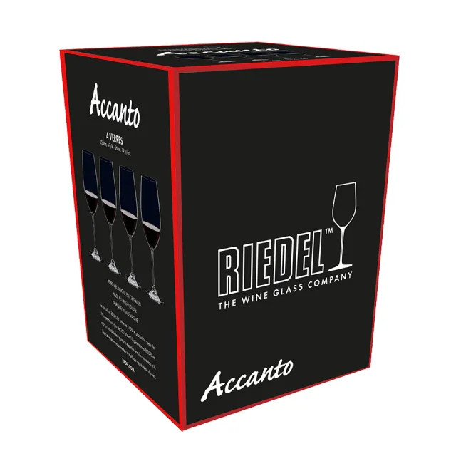 【Riedel】德國原裝 ACCANTO 水晶玻璃紅酒杯4入組 酒杯之王限定禮盒 - momo購物網 - 好評推薦 -2023年11月