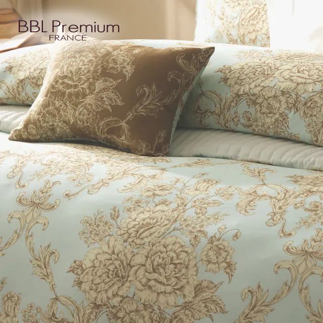 【BBL Premium】100%天絲印花兩用被床包組-聖羅蘭花園(雙人) - momo購物網 - 好評推薦 -2023年12月