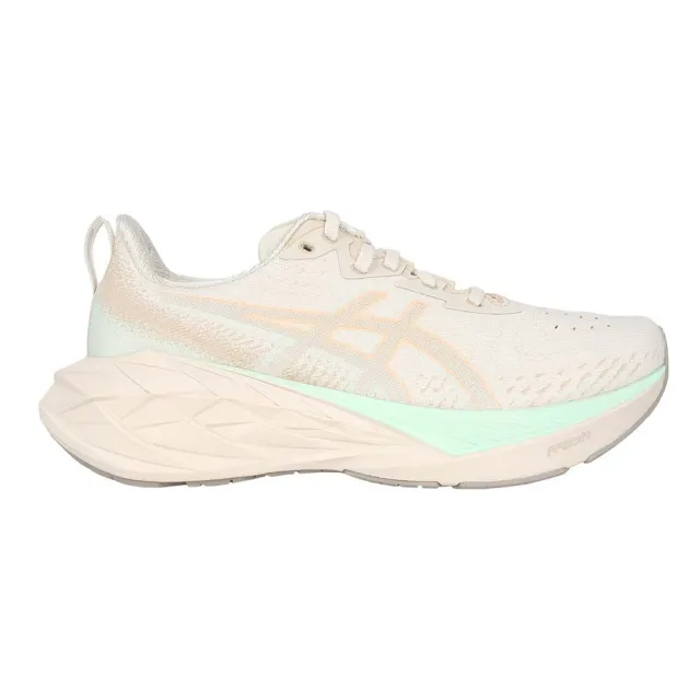 【asics 亞瑟士】NOVABLAST 4 女彈力慢跑鞋-D-慢跑 寬楦 亞瑟士 淺奶茶綠橘(1012B704-250) - momo購物網 ...