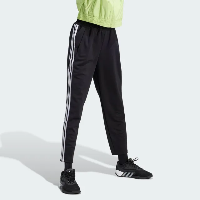 【adidas 愛迪達】Aeroready 女款 黑色 訓練 運動 寬鬆 彈性褲頭 長褲 HZ5646 - momo購物網 - 好評推薦 ...