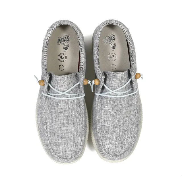 【Walk In Pitas】女鞋 WP150 WALLABI LINEN 超輕量懶人鞋(PI2426-009 冰川灰) - momo購物網 ...
