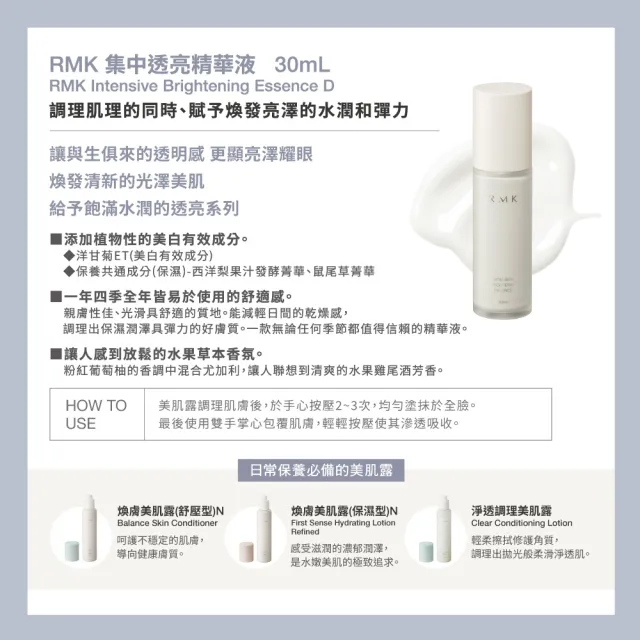【RMK】集中透亮精華液 30mL - momo購物網 - 好評推薦 -2024年4月