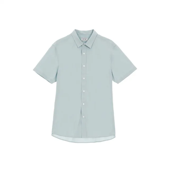 【GIORDANO 佐丹奴】男裝天然凉感短袖襯衫(04 藍色) - momo購物網 - 好評推薦 -2024年4月