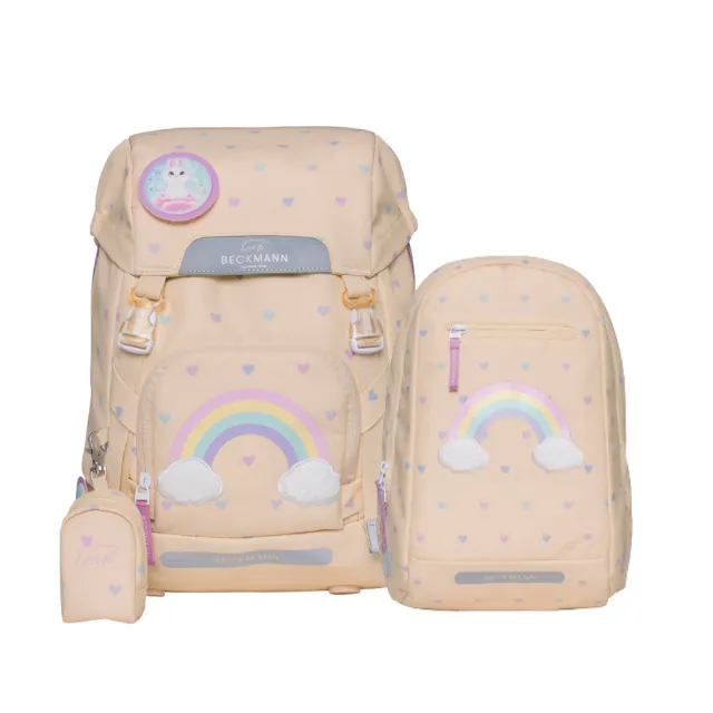 【Beckmann】Classic 22L兒童護脊書包+Gym12L輕便後背包(多款選擇) - momo購物網 - 好評推薦 -2024年4月