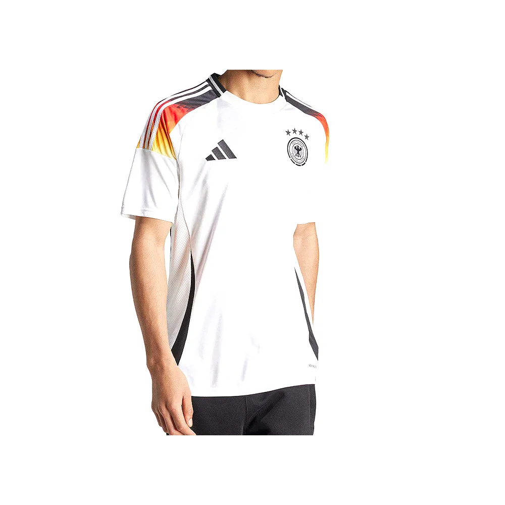【adidas 愛迪達】Adidas DFB H JSY 男款 白色 圓領 德國隊 主場足球上衣 吸濕排汗 短袖 IP8139 - momo ...