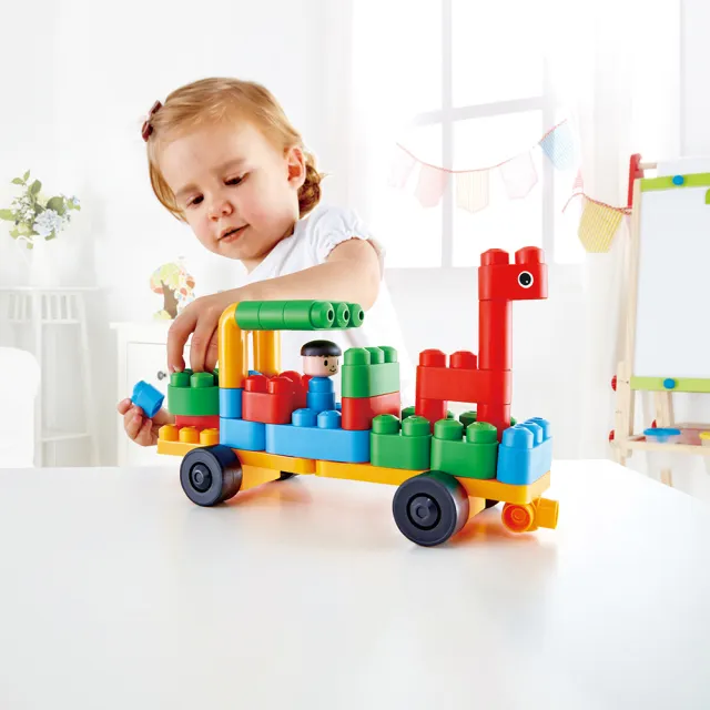 【Hape】PolyM動物園管理員/汽車積木組(柔性積木/軟積木/生日禮物) - momo購物網 - 好評推薦 -2024年5月