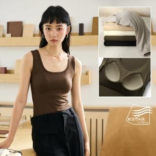 【BODYAIR】任-絲滑輕暖羊毛天絲BRA背心(內搭.保暖.一體成型.CASUAL)-momo購物網 - 好評推薦 - 2025年3月