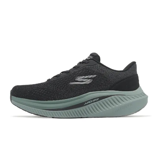 【SKECHERS】健走鞋 Go Walk Max Cushioning Arch Fit 男鞋 黑 厚底 緩衝 休閒鞋(216354 ...